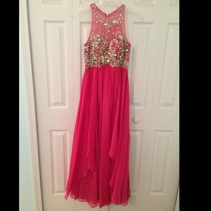 Fiesta | Dresses | Fiesta Hot Pink Gown | Poshmark